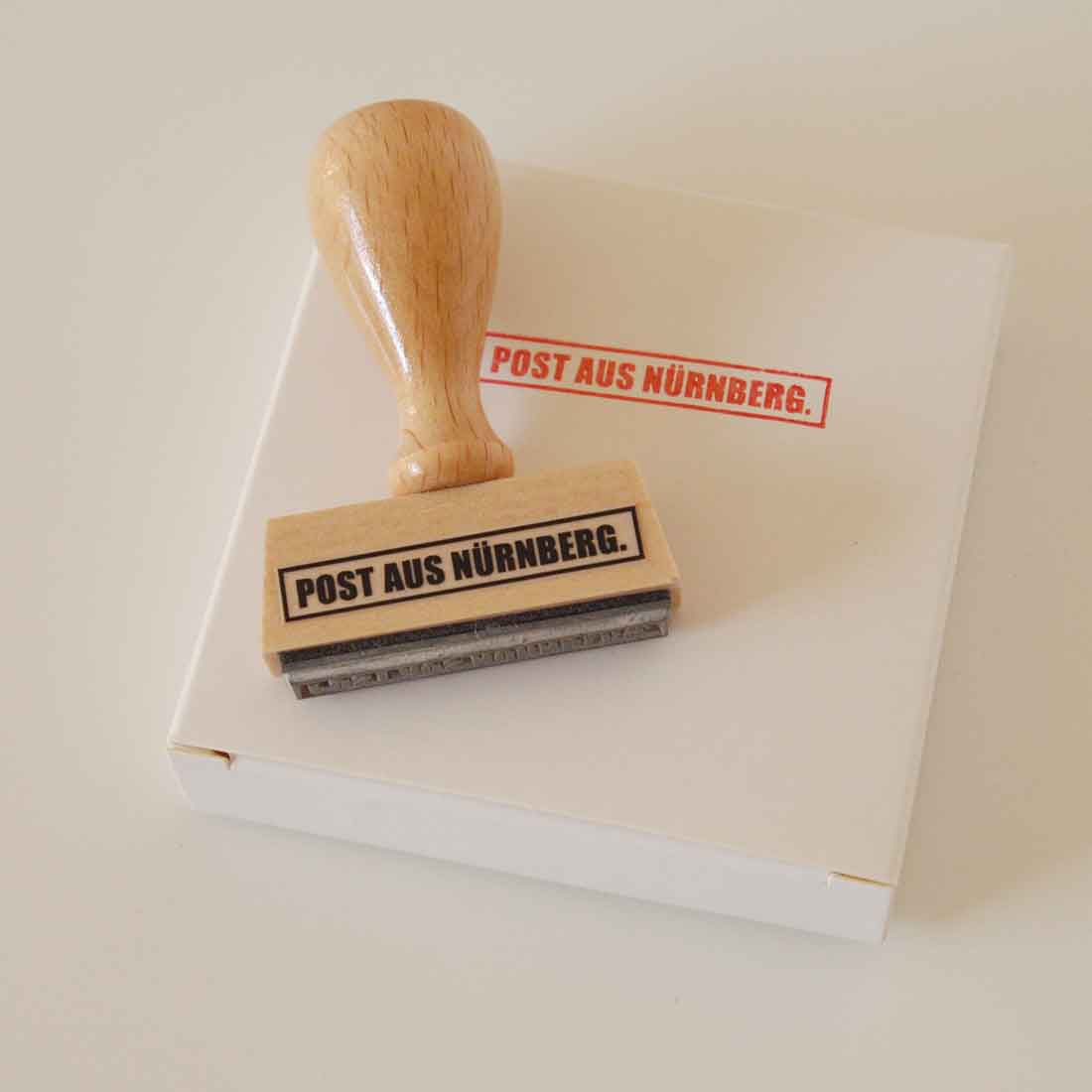 Stempel POST AUS NÜRNBERG. | Sachenshop.de