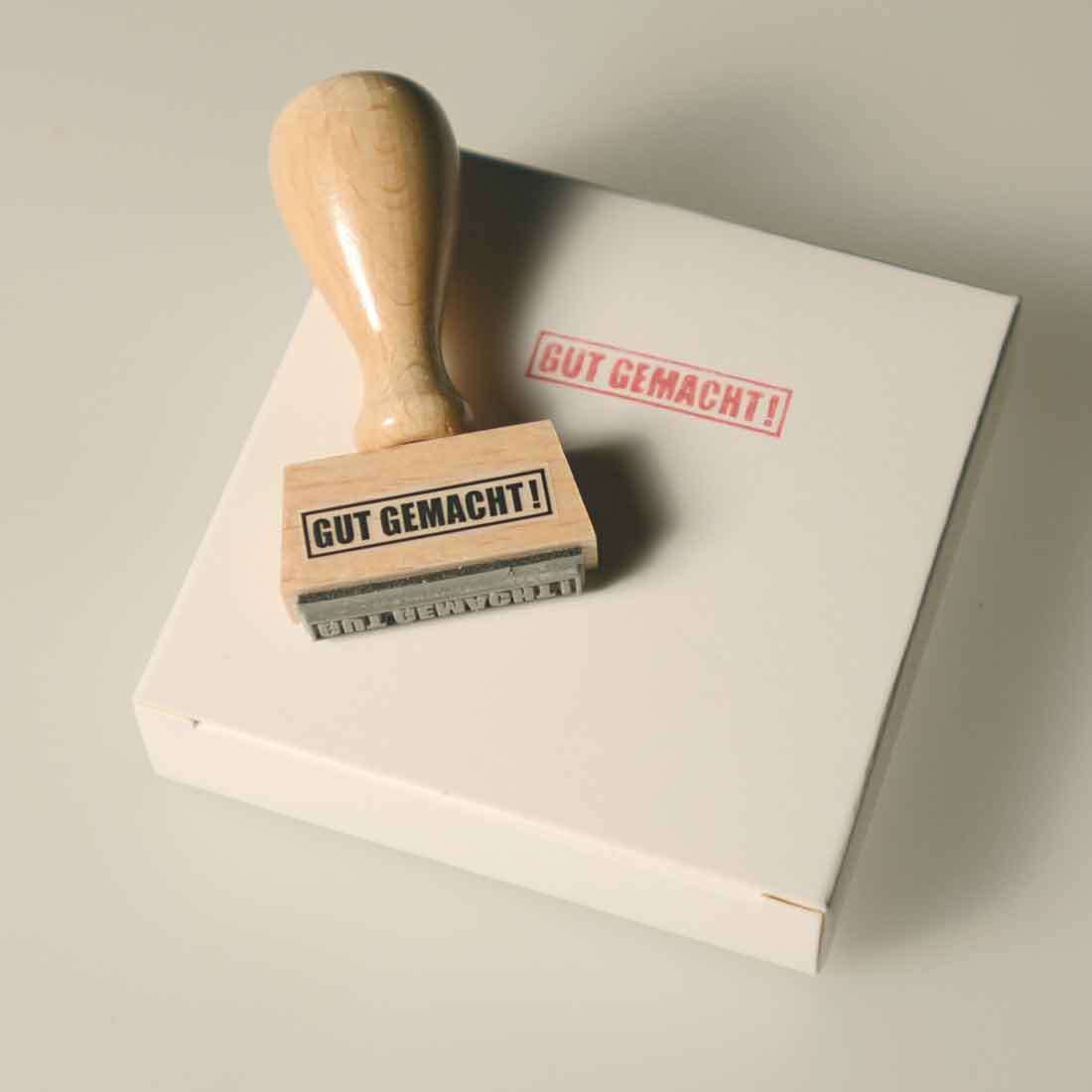 Stempel GUT GEMACHT! | Sachenshop.de Stempel GUT GEMACHT! | Sachenshop.de